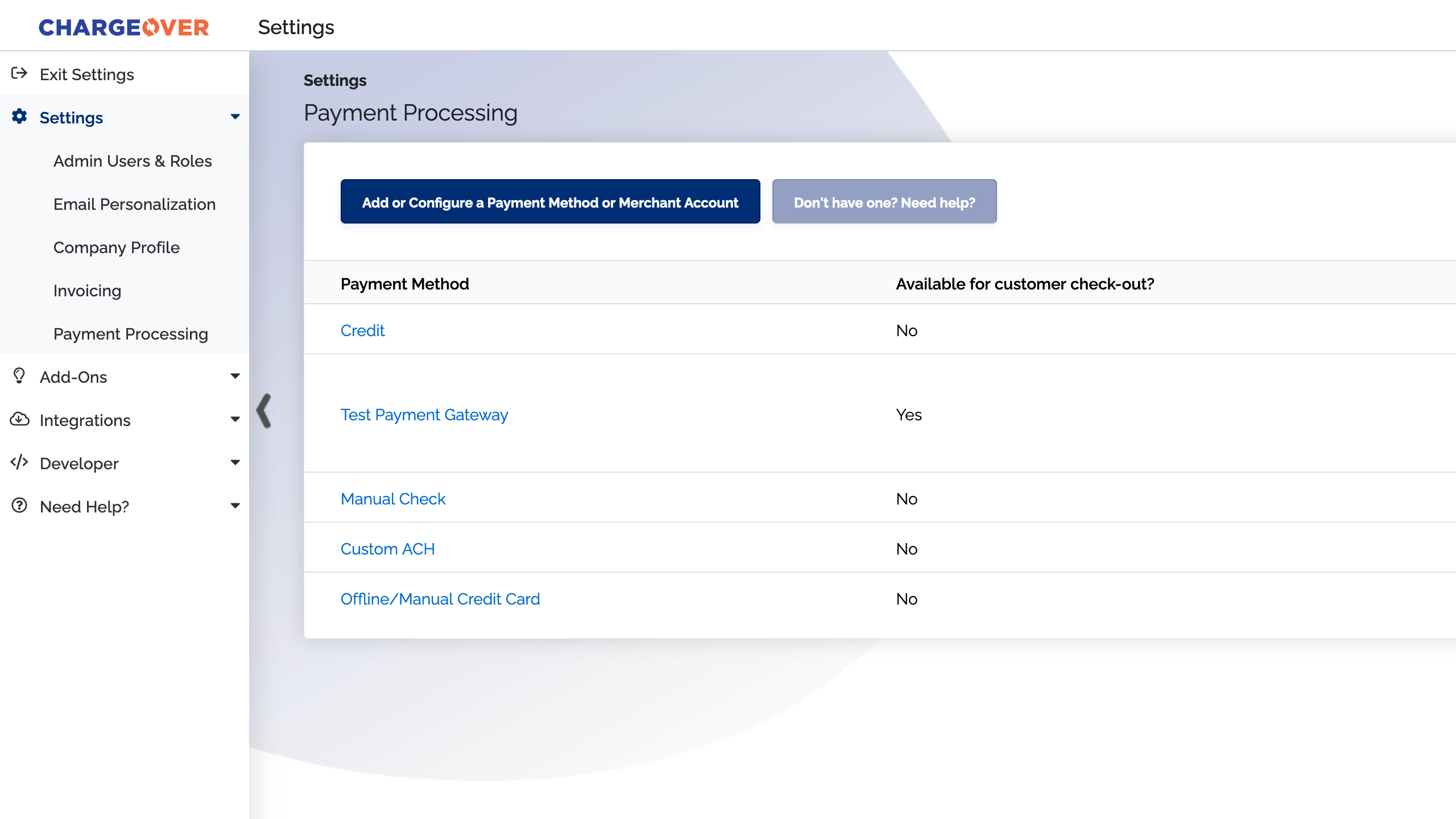 National Processing | ChargeOver Help Center