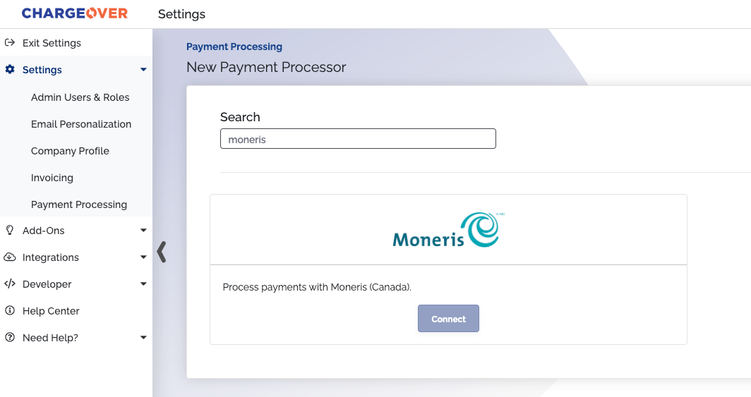 Moneris | ChargeOver Help Center